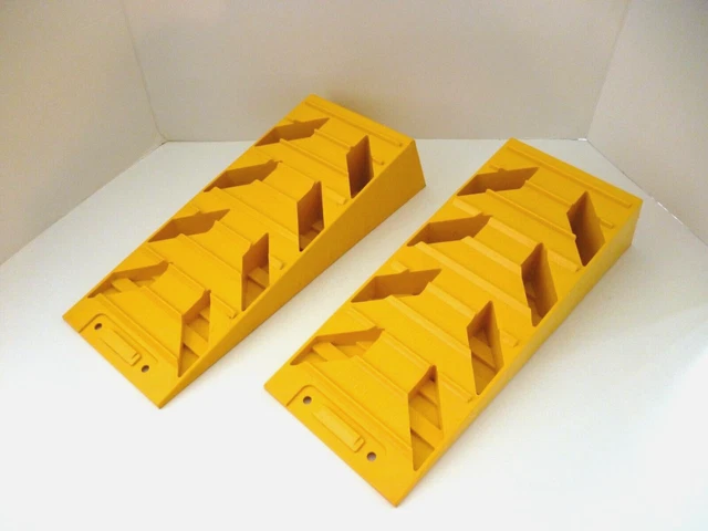 FIAMMA YELLOW LEVELLING Ramps Blocks Chocks Level Pro Caravan Camper ...