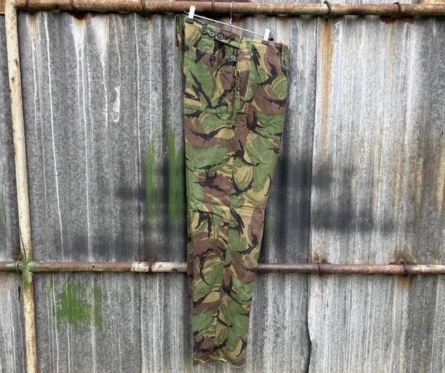 70'S VINTAGE 1968 PATTERN DPM BRITISH ARMY CADET FORCE COMBAT TROUSERS ...