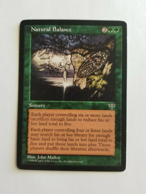 CARTE MAGIC THE Gathering Mirage rare équilibre naturel MTG EUR 11,04 ...