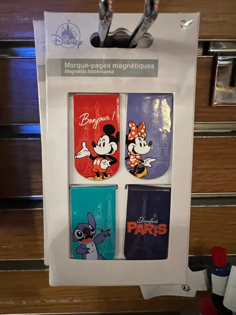 DISNEYLAND PARIS NEW & Exclusive Magnetic Bookmarks Set Mickey Minnie ...