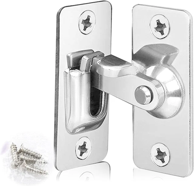 90 DEGREE RIGHT Angle Door Lock,Door Latch Rotate Bolt Gate Latch ...