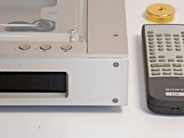 SONY CDP-X5000 HIGH-END CD player including puck & remote control, 2 ...