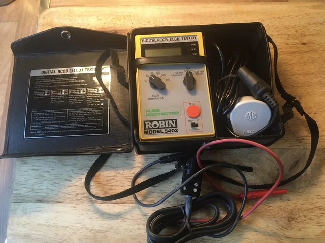 ROBIN RCCB DIGITAL Tester Model 5402 £52.72 - PicClick UK