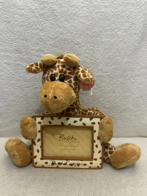 BUSH GARDEN TAMPA Vintage Giraffe plush Photo frame picture frame £24. ...
