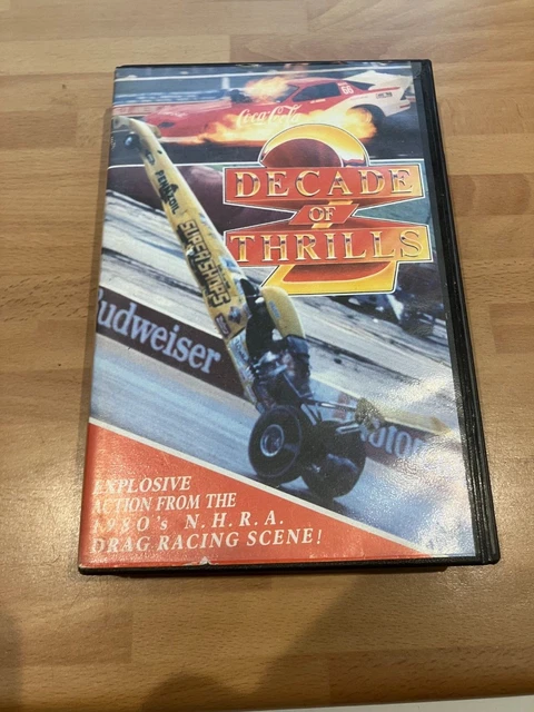 RARE VINTAGE DRAG racing VHS video tapes from the 80's Top Fuel / Funny ...