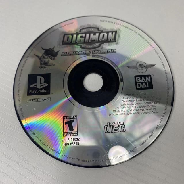 DIGIMON WORLD DIGITAL Monsters PlayStation 1 PS1 DISC NOT WORKING ...
