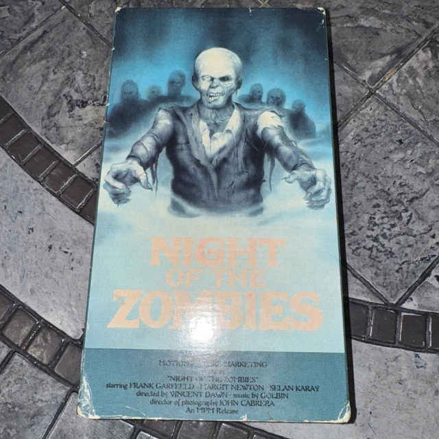 NIGHT OF THE Zombies Horror VHS tape Creature Features Rare HTF Pre ...