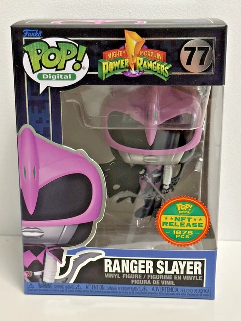 FUNKO POP! DIGITAL #77 Power Rangers Pink Ranger Slayer Legendary LE ...