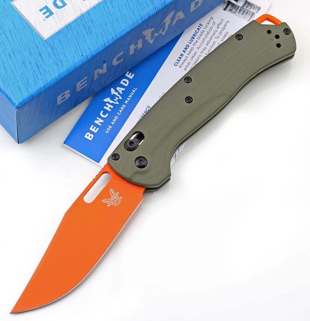 GREEN G10 HANDLE Axis Lock Orange Color Blade Tactical Survival Pocket ...