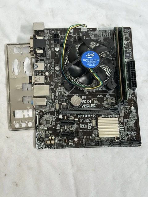 ASUS H110M-K SOCKET LGA1151 DDR4 Micro ATX Motherboard With I/IO Shield ...