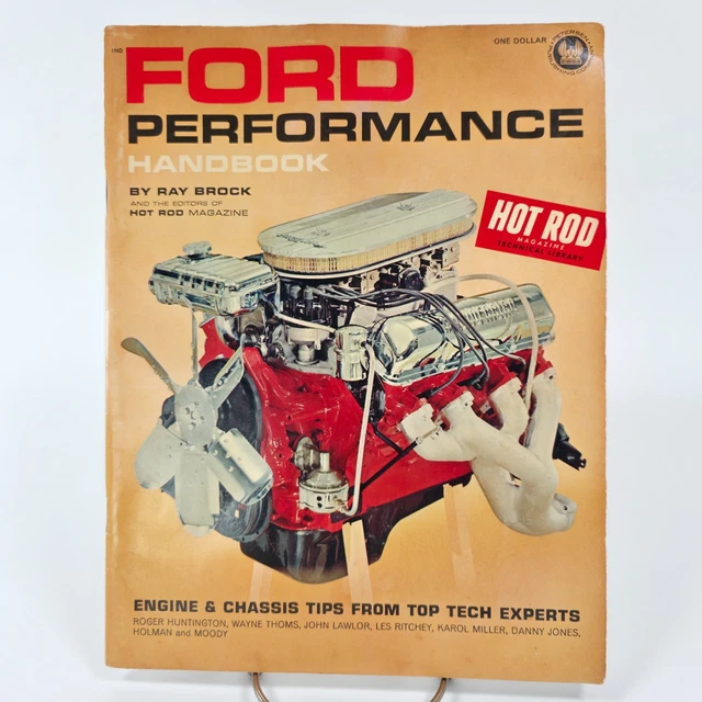 HOT ROD FORD Performance Handbook Ray Brock 1962 Hot Rod Magazine Tech ...