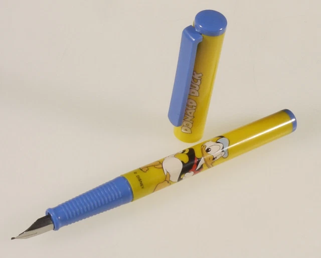 PRL) DISNEY PENNA Stilografica Paperino Donald Duck Fountain Pen Stylo ...