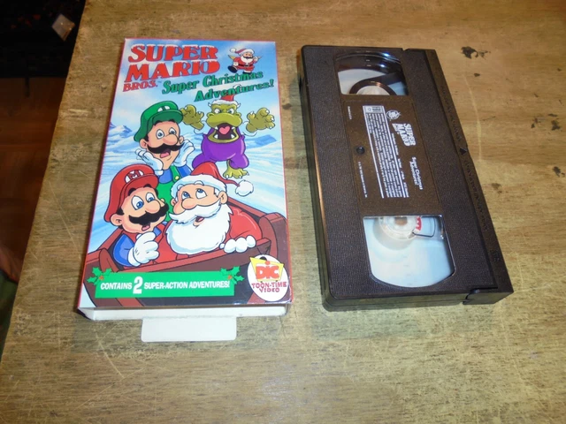 SUPER MARIO BROS Super Christmas Adventure VHS DIC Toon Time Cartoon ...