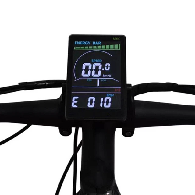 DISPLAY UNIVERSALE BICI Elettrica con Faro e Funzioni Mile/KM Modello ...