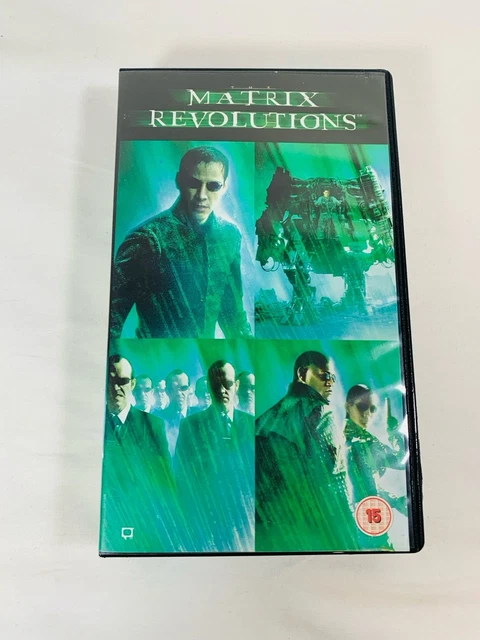 MATRIX REVOLUTIONS VHS Video Tape Keanu Reeves 2004 £37.08 - PicClick UK