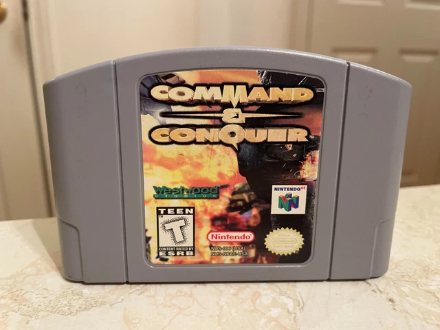 COMMAND & CONQUER (Nintendo 64, 1999) N64 Cart Only TESTED $23.99 ...