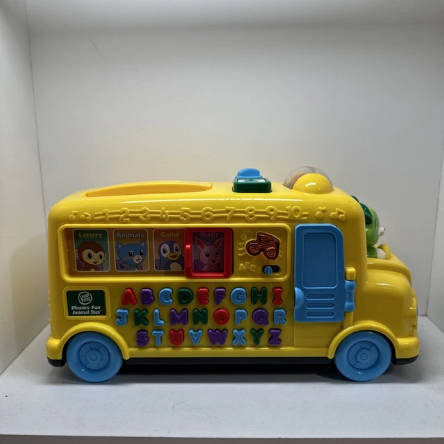 LEAP FROG SCHOOL Bus Phonics Fun Learn Leap Frog ABC Alphabet Play Kid ...