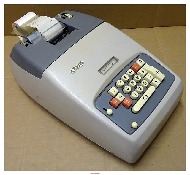 WALTHER MULTA 32, eine elektromechanische Rechenmaschine. ID24581 EUR ...