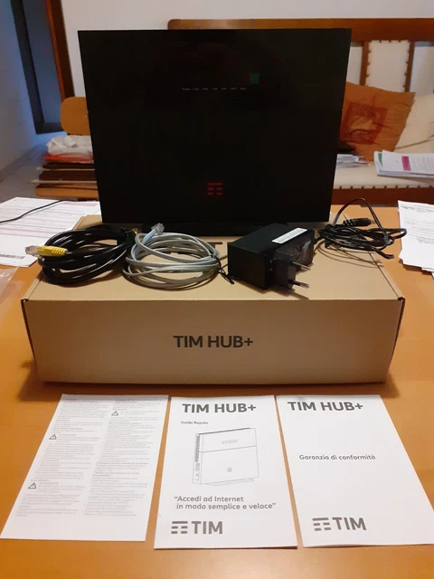 MODEM TIM HUB+ - Modello DGA4331 - MODEM/Router FIBRA/EVDSL/VDSL/ADSL2 ...