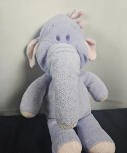DISNEY STORE HEFFALUMP Soft Toy Plush Lumpy Winnie the Pooh Lilac ...