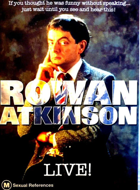 ROWAN ATKINSON DVD Live Stand-Up Comedy Concert 1991 - Free Post ...