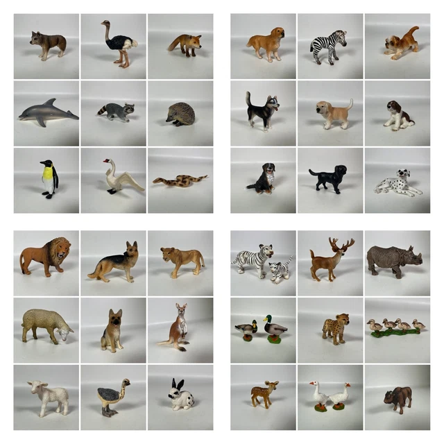SCHLEICH ANIMALS DOGS Safari Wildlife Farm Retired Toys PICK YOUR OWN ...