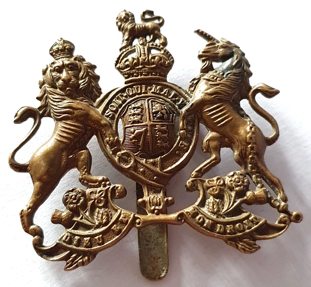 WW1 BRITISH ARMY General Service Corps Cap Badge Slider - British ...