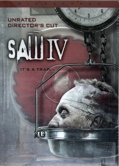 SAW IV: UNRATED Director's Cut [DVD, 2007, Widescreen] New/Sealed $9.63 ...