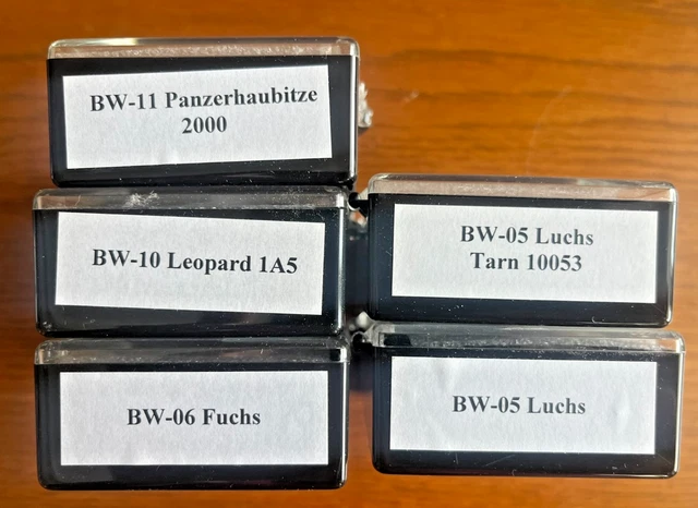 KONVOLUT 5 MODELLE BW Luchs, Fuchs, Leopard 1 und Panzerhaubitze EUR 49 ...