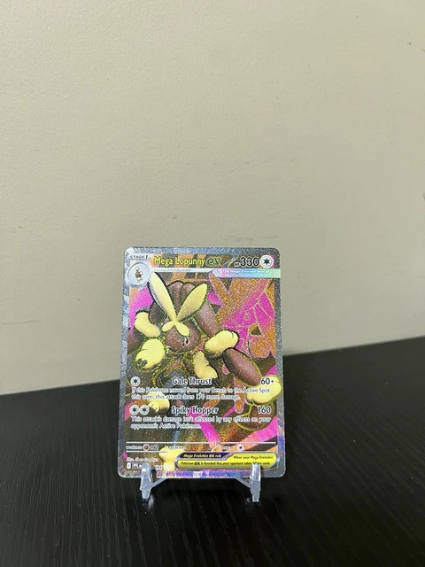 MEGA LOPUNNY EX 115/094 Phantasmal Flames Ultra Rare Mega Full Art Ex ...