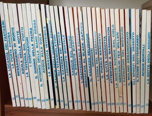 LOTTO SEQUENZA 32 tex originali prima edizione da 301 a 333 (manca 331 ...