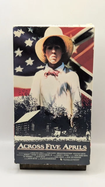 ACROSS FIVE APRILS (1990, VHS) TODD DUFFEY, KEVIN MEYER - Rare HTF ...