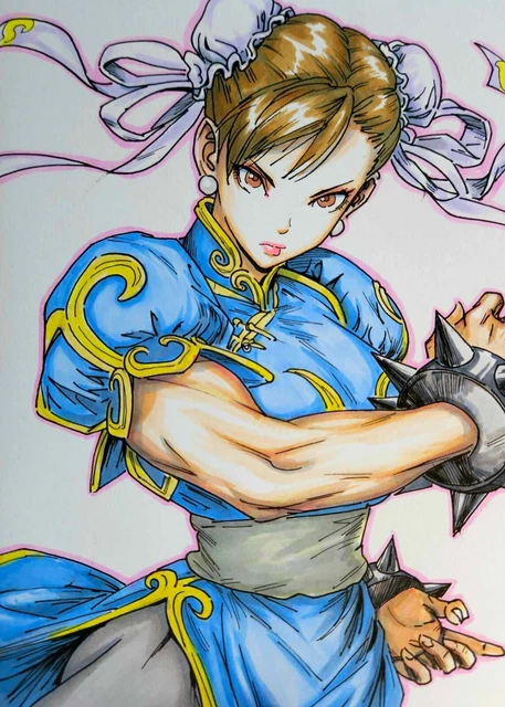 CHUN LI,STREET FIGHTER,FAN art,drawing,markers,comics,manga,painting £ ...