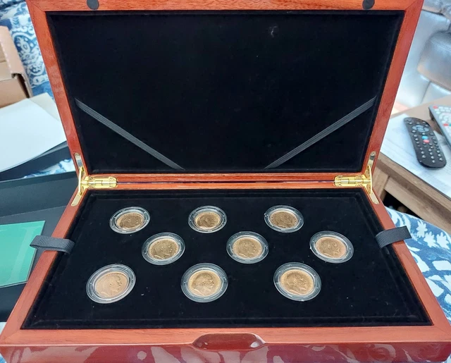 BRITISH MONARCH KING Edward VII 1902-1910 Gold Sovereign Collection 9 ...