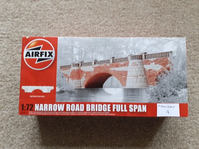 AIRFIX 1:72 RESIN Narrow Road Bridge Full Span - A75011 Number 4 £19.44 ...