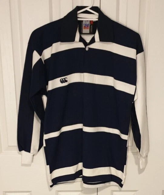 GEELONG CATS VINTAGE AFL 90s CCC Canterbury Rugby Polo Shirt Long ...
