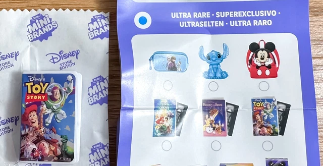 DISNEY ZURU DISNEY Store Series 3 Mini Brands Toy Story VHS Checklist ...