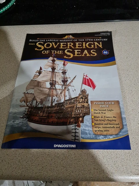 DEAGOSTINI HMS SOVEREIGN of the Seas issue 46 £5.99 - PicClick UK