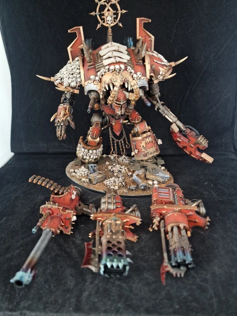 FORGEWORLD GAMES WORKSHOP Imperial Knight Custom Khorne 30k/40k Custom ...