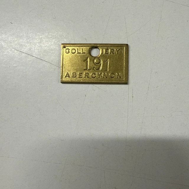 VINTAGE ABERCYNON COLLIERY PIT Brass Miners Check Tally Token. £27.89 ...