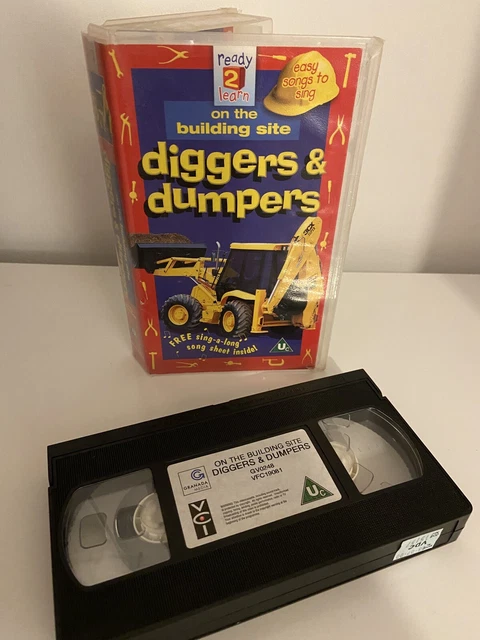 DIGGERS AND DUMPERS, On The Building Site - VHS VIDEO TAPE *1121 £12.99 ...