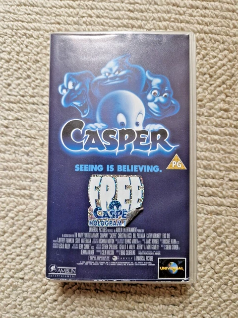 UNIVERSAL CASPER (VHS/SUR, 1995), classic children's movie £5.99 ...