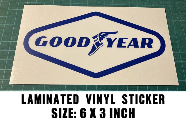 VINTAGE GOOD YEAR Tires Vinyl Decal Sticker - Scca-Nascar-Trans Am ...