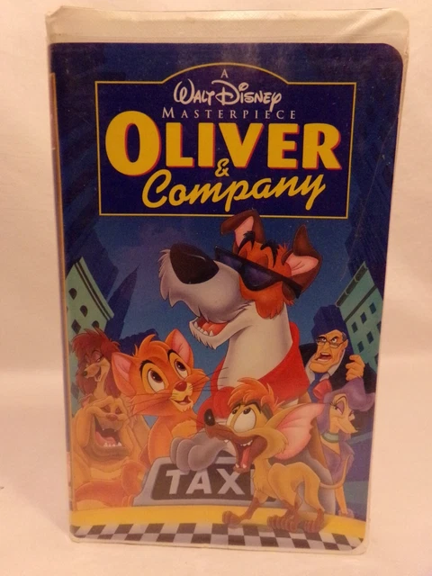 WALT DISNEY HOME Video Clamshell VHS "Oliver and Company" 7897A 1996 £1 ...