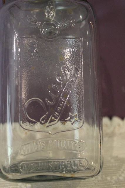 1 QUART LIGHT Aqua Queen Wide Mouth Mason Jar $25.00 - PicClick CA