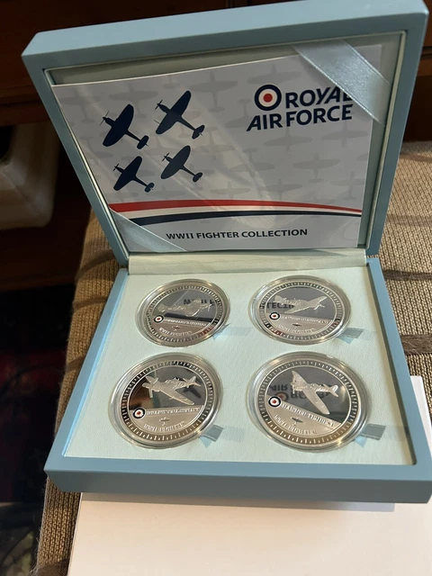 RAF WW2 FIGHTER Collection Silver Coin / Medal £25.00 - PicClick UK