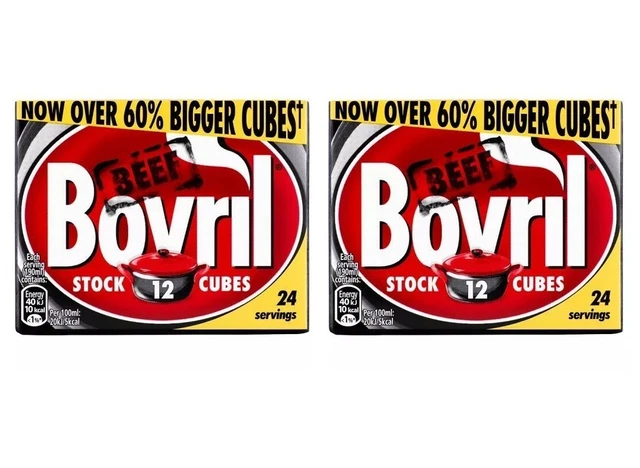BOVRIL BEEF STOCK Cubes 12 x 10g PACK OF 2 £8.15 - PicClick UK