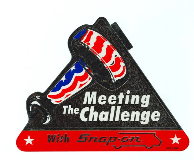 NEW VINTAGE SNAP-ON Tools Snap on Tool Box Sticker HotRod Decal Man ...