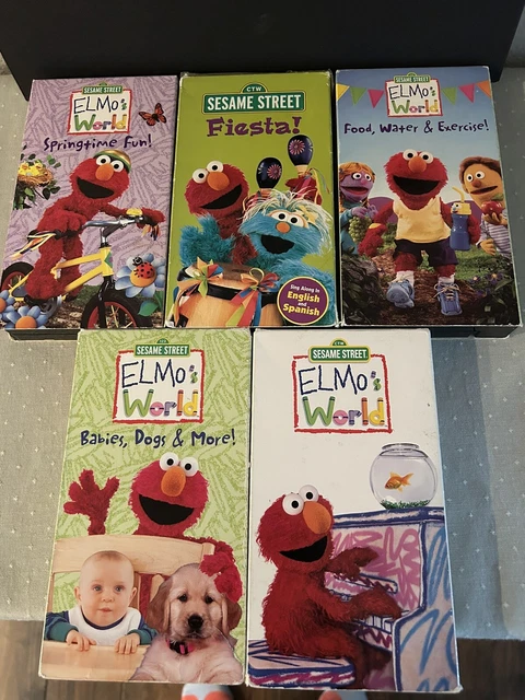SESAME STREET Elmo's World VHS Lot Of 5 EUR 20,26 - PicClick FR