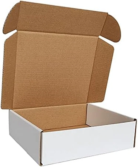 50 PACK 7X6X2'' Small Shipping Boxes, Corrugated Cardboard Mailers £54. ...